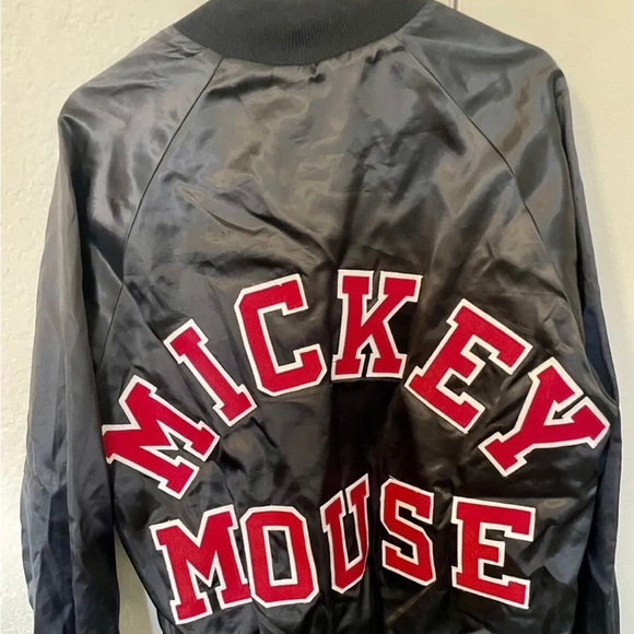 Jackets & Coats | Vintage 8s Chalk Line Mickey Mouse Bomber Jacket ...